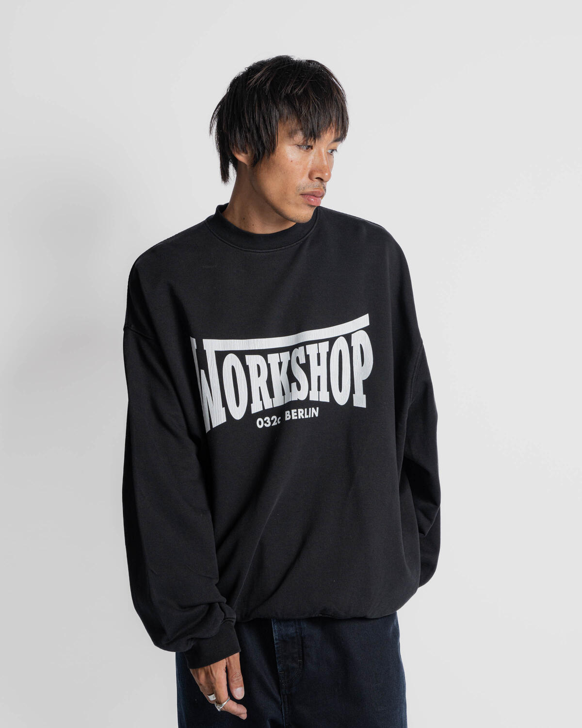 032c ''VICTOR'' BUBBLE CREWNECK | F24-URC-0521-050 | AFEW STORE